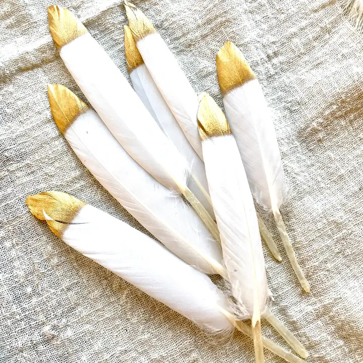 Gold-Tipped Feathers – Wild Lark
