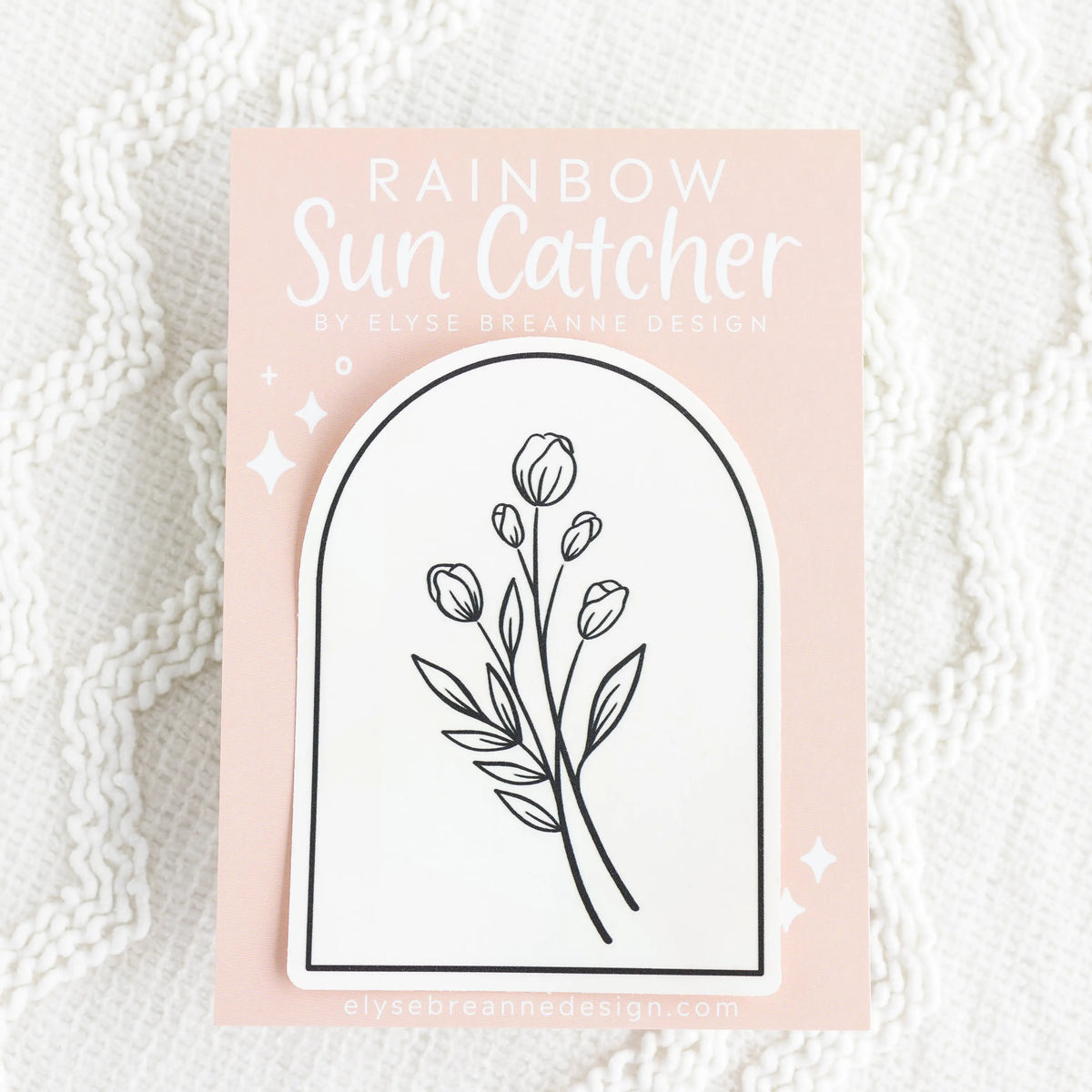 Floral Sun Catcher Window Decals – Wild Lark