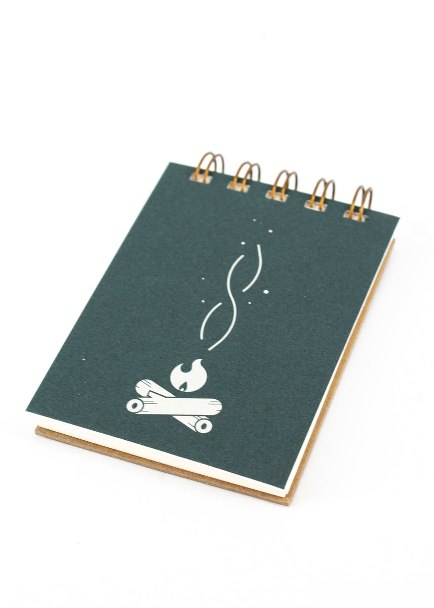 Forest Green Mini Campfire Notepad – Wild Lark